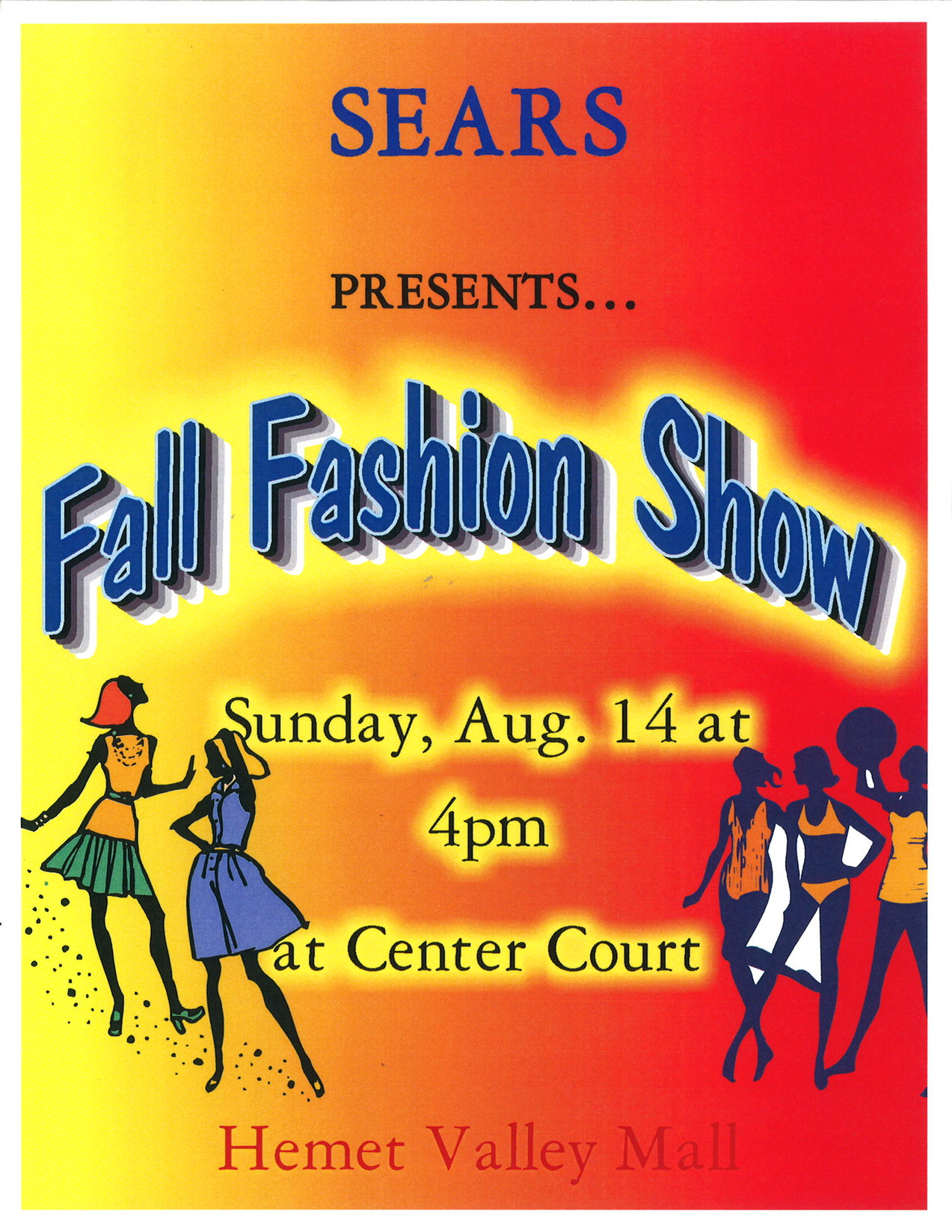 Hemet Valley Mall » Sears Fashion Show Aug. 14, 2011